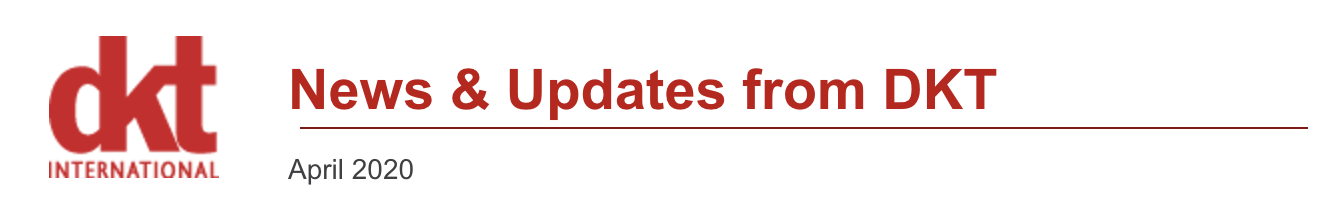 April 2020 Newsletter DKT International